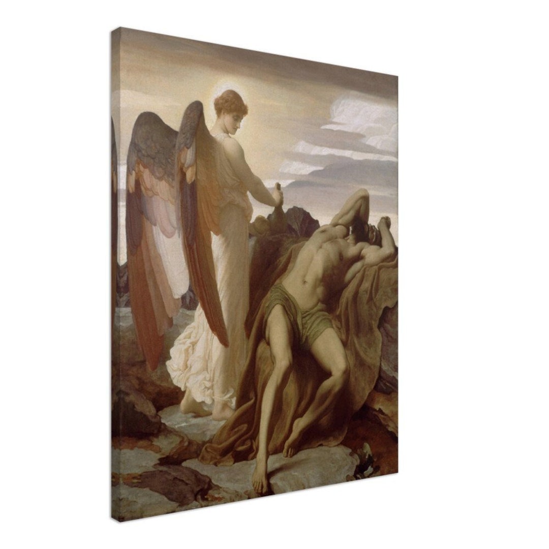 Elijah in the Wilderness (1877 - 1878), Frederic Leighton, Fine Art ...