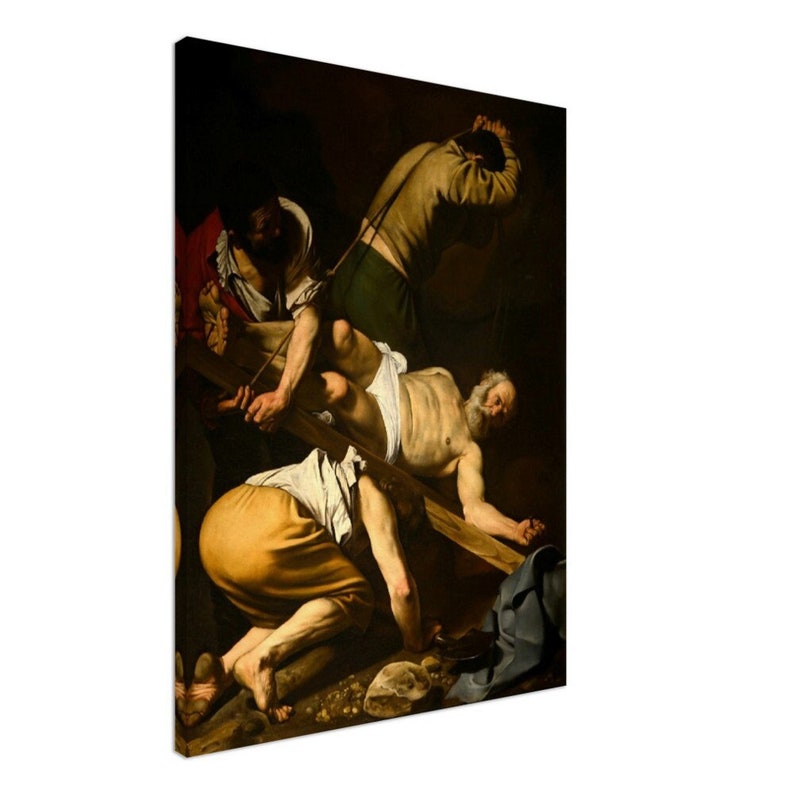 Crucifixion of St. Peter 1600 Caravaggio Fine Art Print on - Etsy
