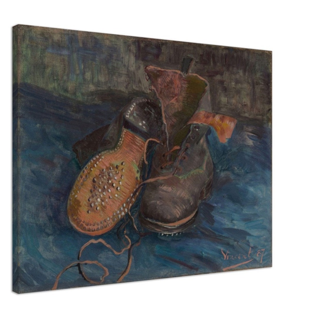A Pair of Boots (1887), Vincent Van Gogh, Fine Art Print on Canvas - Etsy