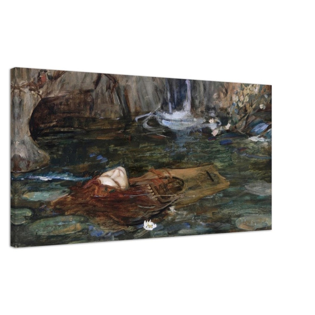 Study for Nymphs Finding the Head of Orpheus, John William Waterhouse ...