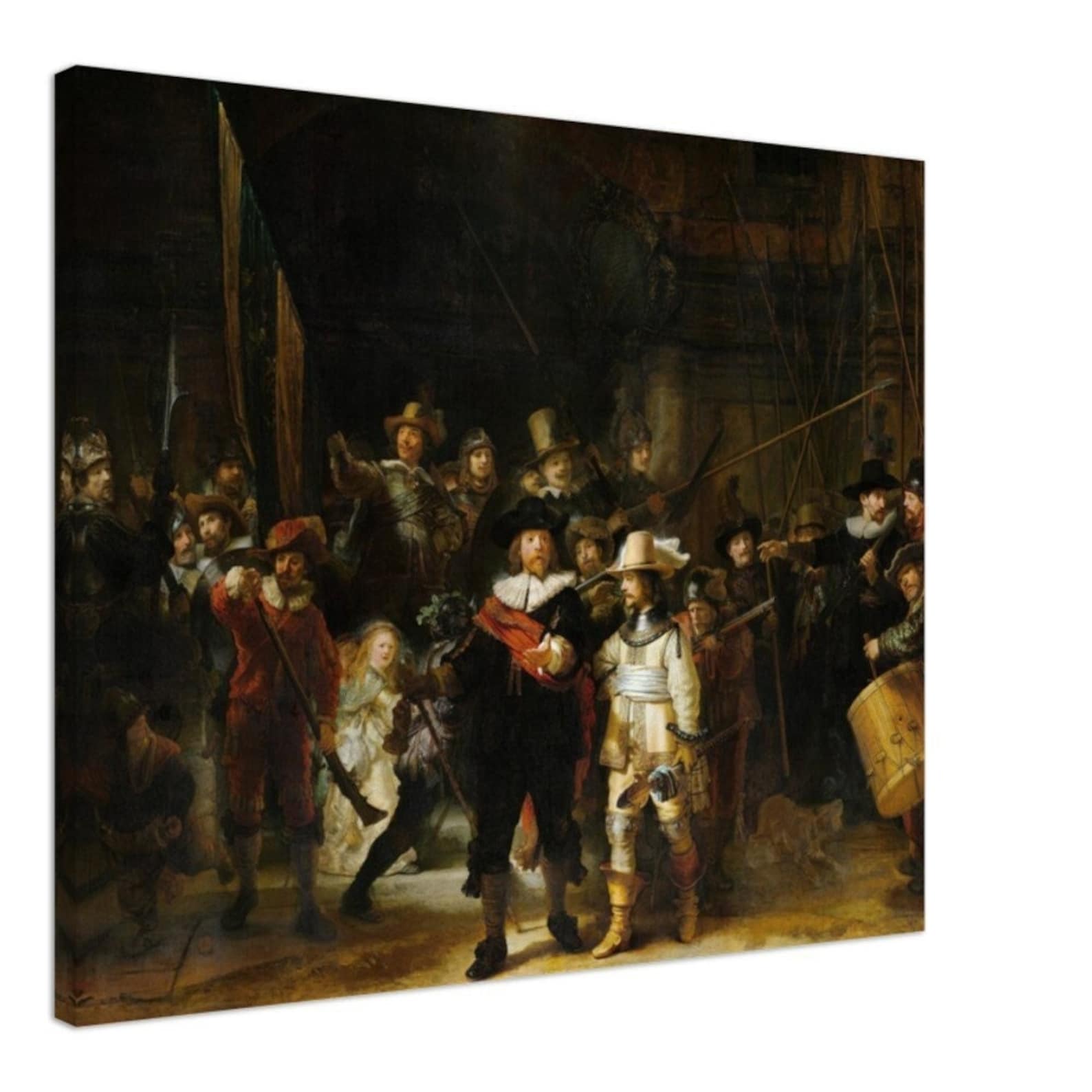 The Night Watch (1642), Rembrandt Van Rijn, Fine Art Print on Canvas - Etsy