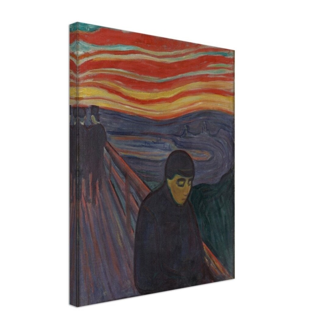 Despair (1894), Edvard Munch, Fine Art Print on Canvas - Etsy