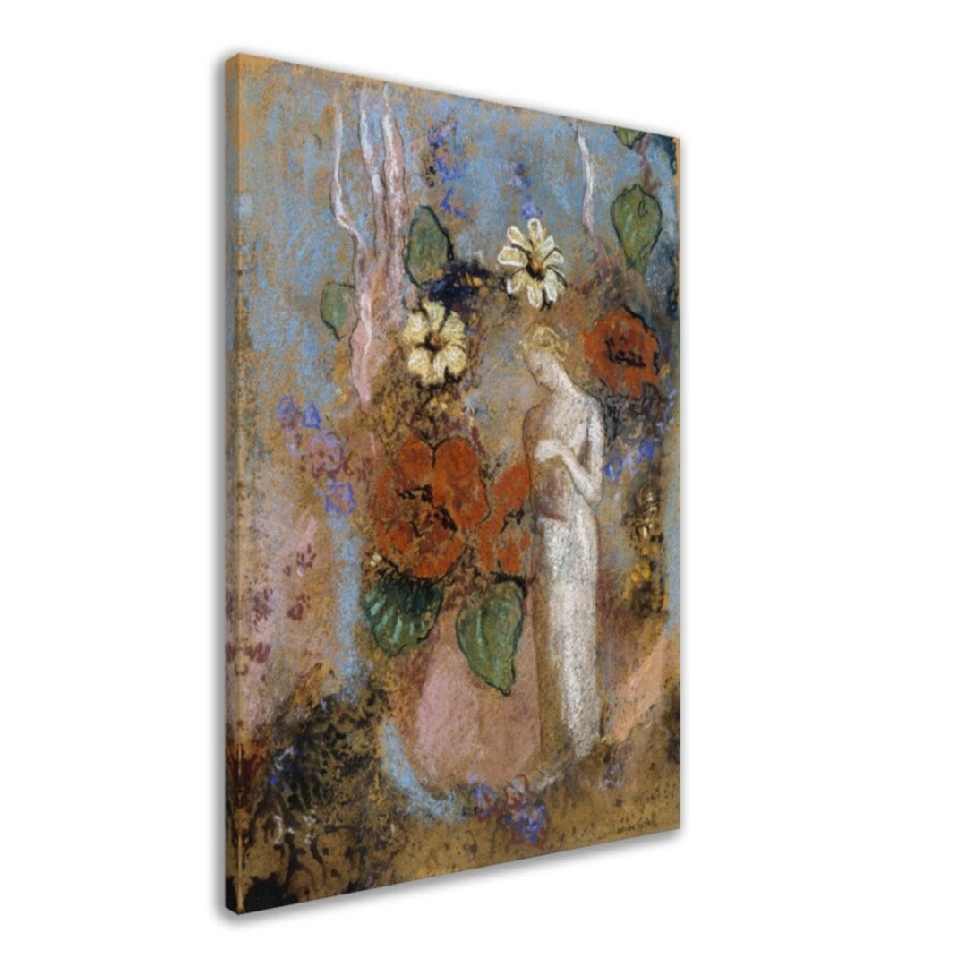 Pandora (1858-1916), Odilon Redon, Fine Art Print on Canvas - Etsy