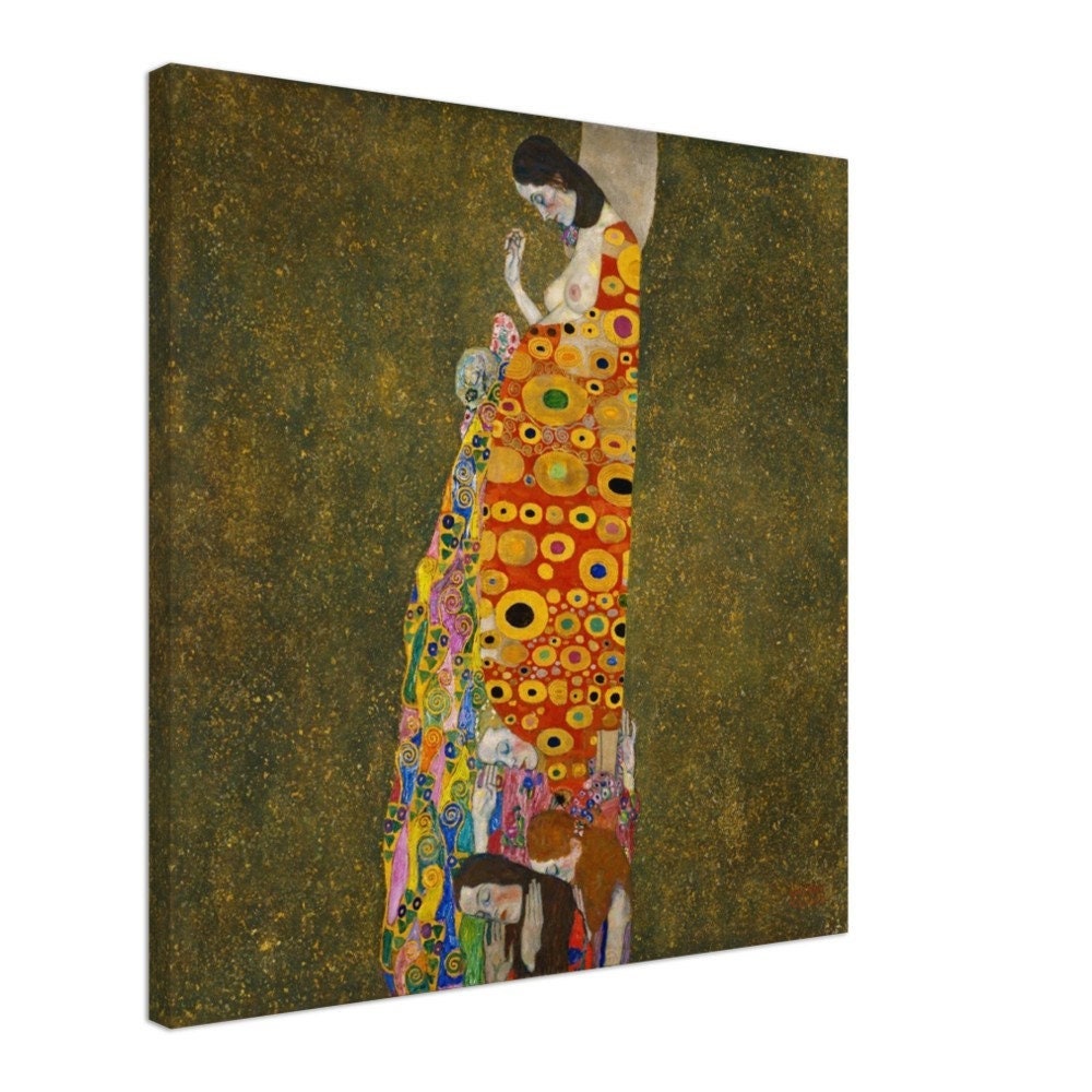 Hope, II 1907 1908, Gustav Klimt, Fine Art Print on Canvas - Etsy