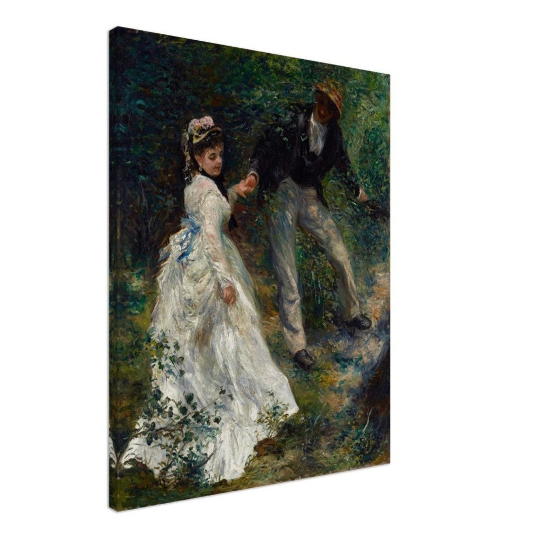 La Promenade (1870), Pierre-auguste Renoir, Fine Art Print on Canvas - Etsy