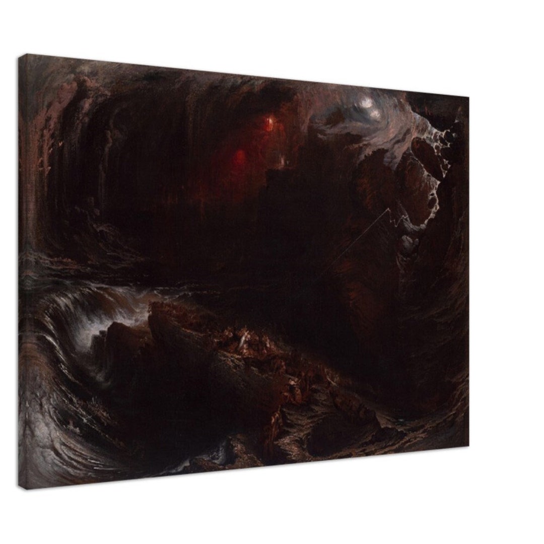 The Deluge (1834), John Martin, Fine Art Print on Canvas - Etsy
