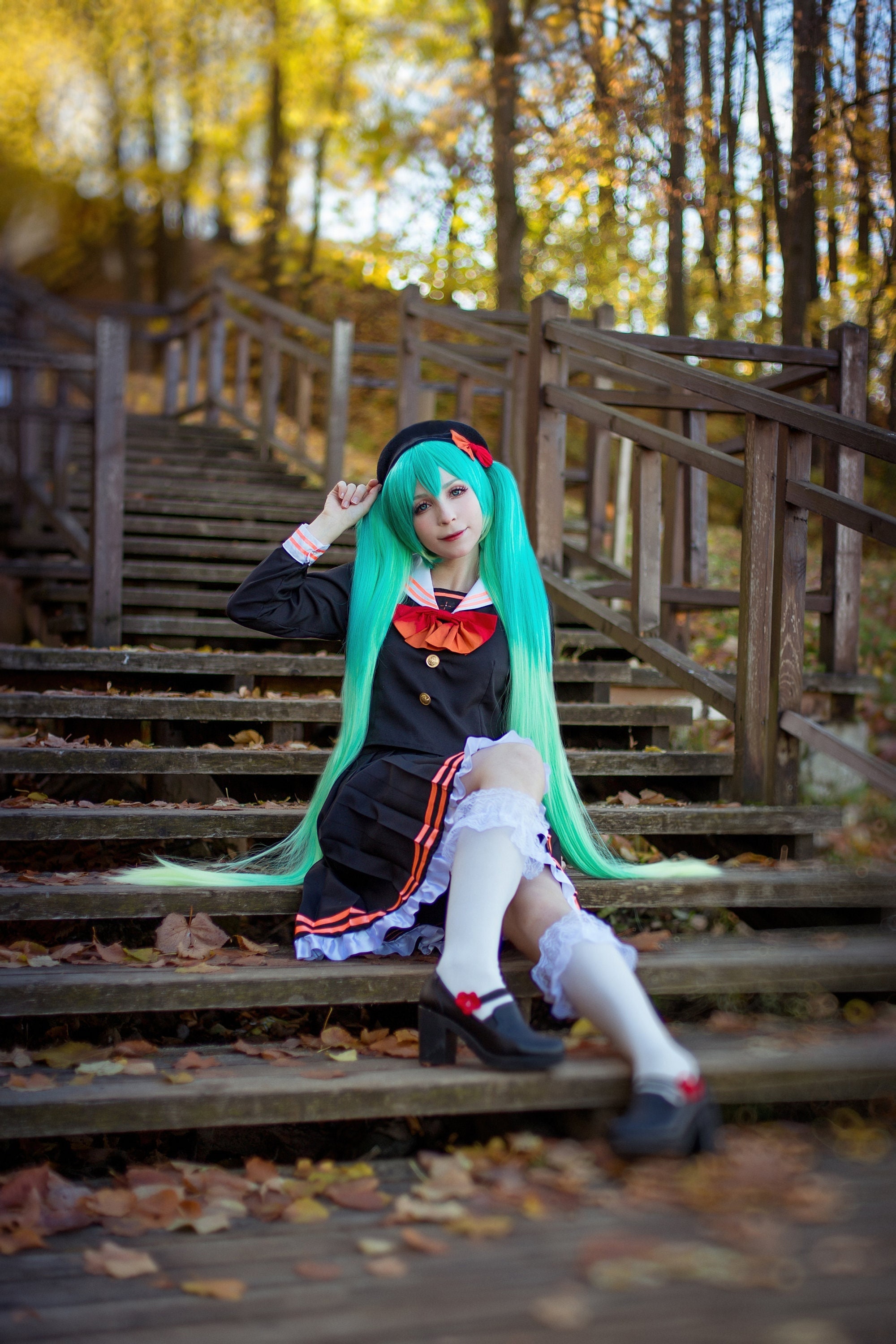 Hatsune Miku Vocaloid Cosplay Costume Third Season Autumn Ver Custom