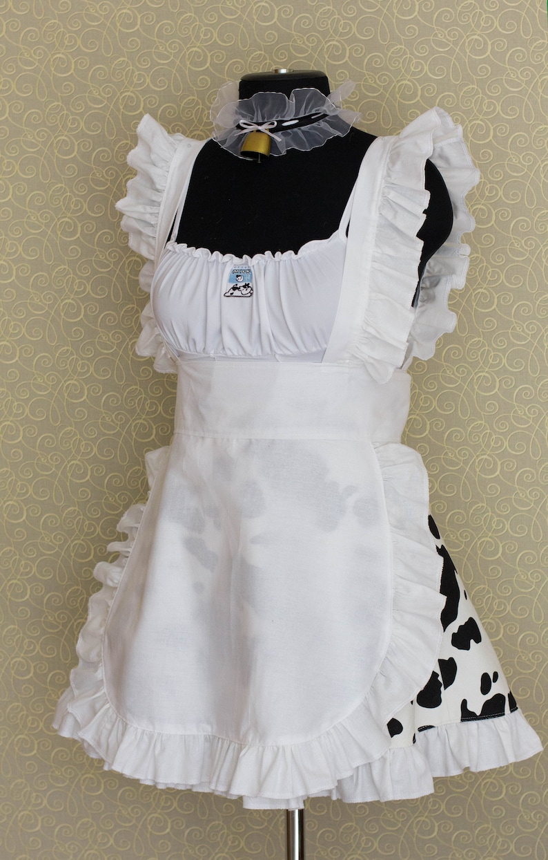 Cow Cosplay Milk Cow Costume Maid Costume Furry Cosplay Etsy Uk