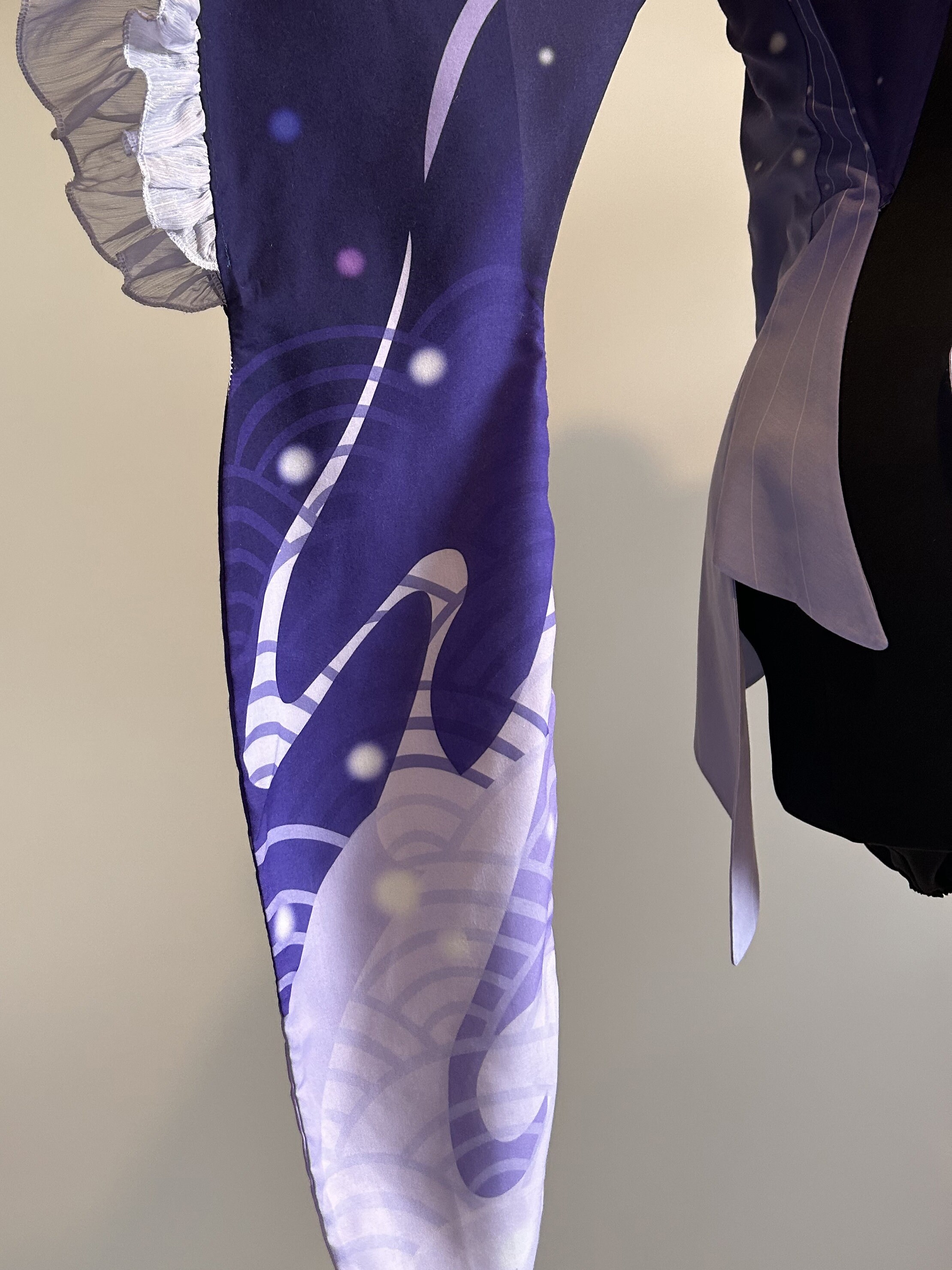 Sangonomiya Kokomi Fabric Design Genshin Impact Inazuma Kimono Digital ...