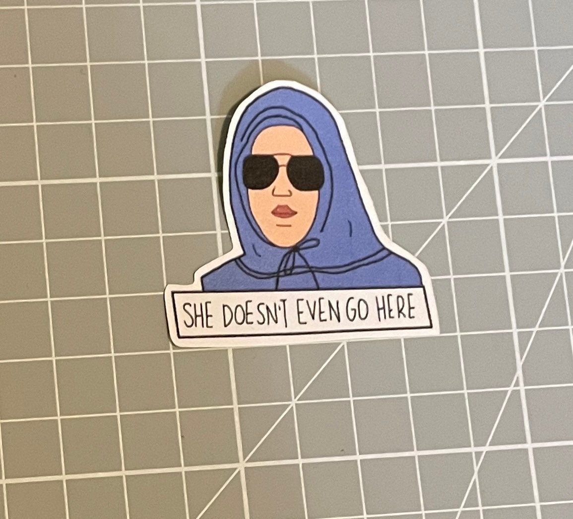 She Doesnt Even Go Here Mean Girls Sticker - Etsy She Doesnt Even Go Here Mean Girls Sticker - Etsy