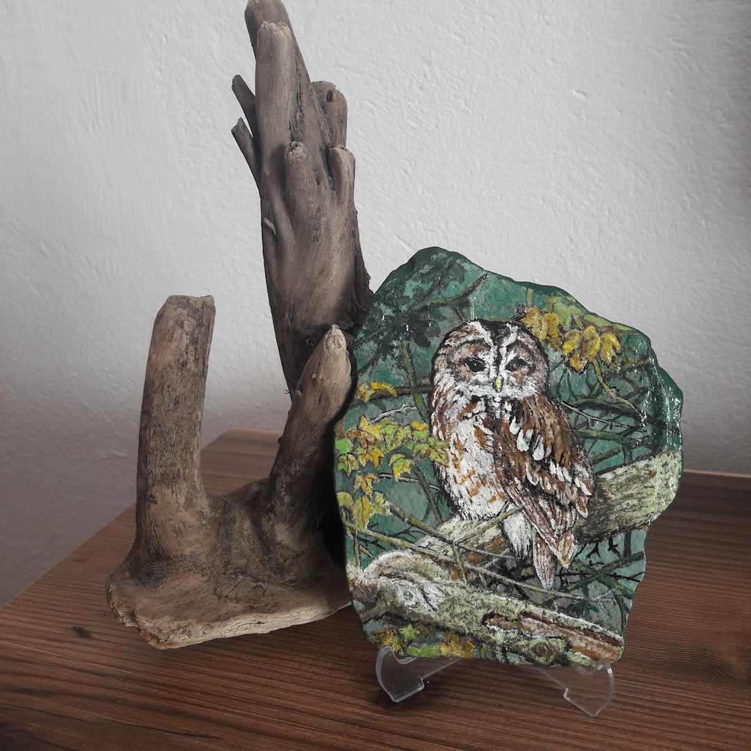 Handmade Stone Art,custom Stone Painting,painted Rockscrylic Stone ...