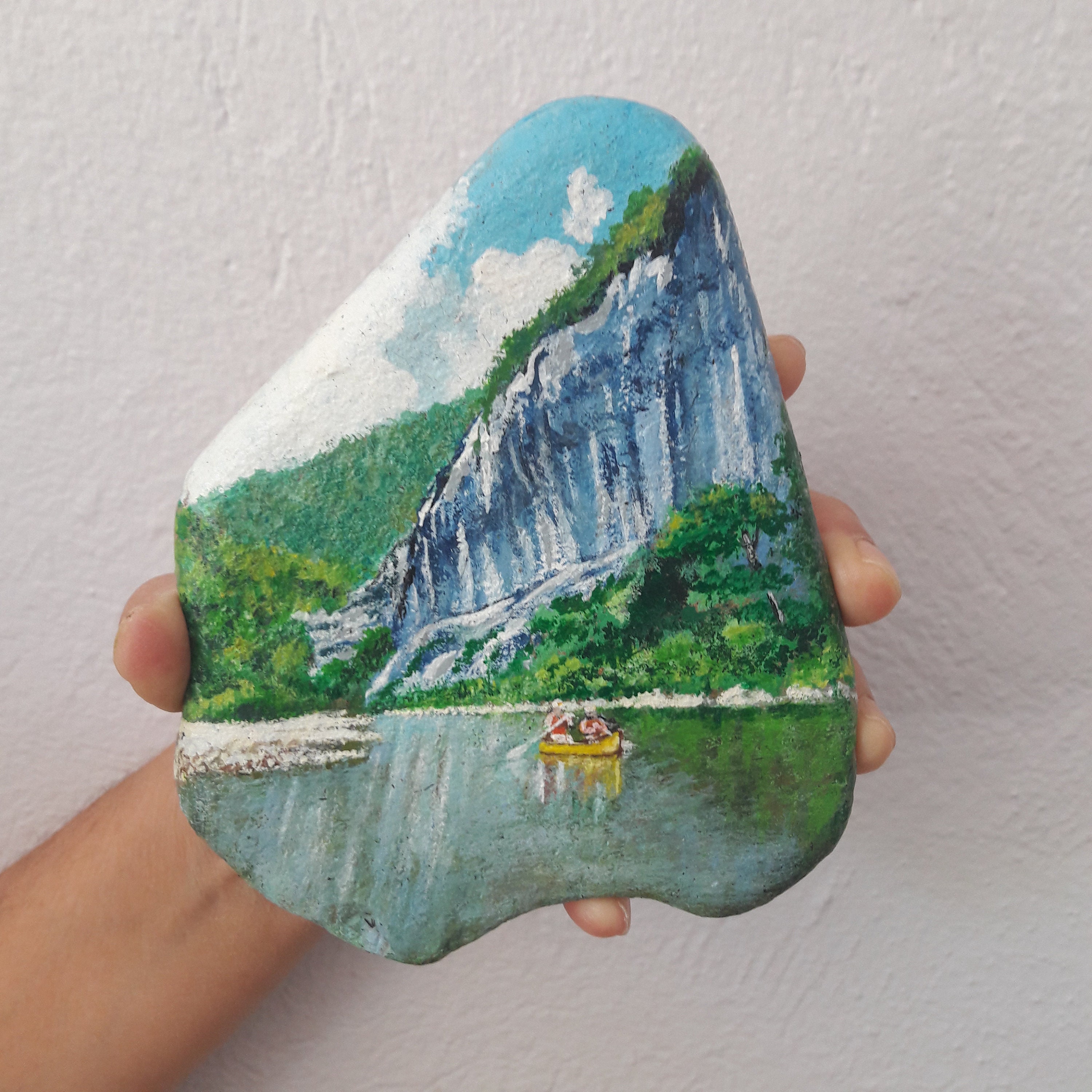 Stone Painting,rock Painting,handmade Stone Art,custom Stone Painting ...
