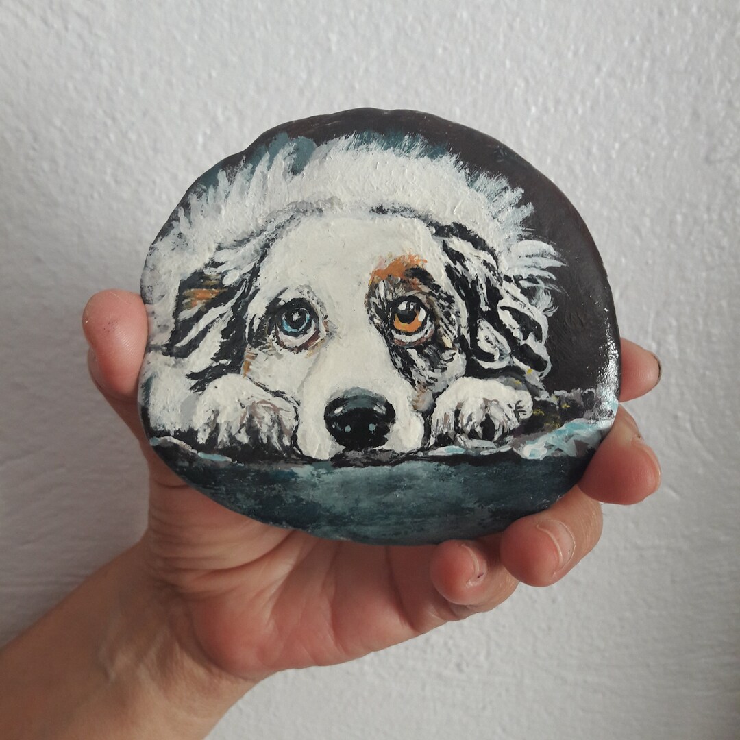 Unique Hand-painted Stones, Custom and Acrylic Rock Art, Charming Stone ...