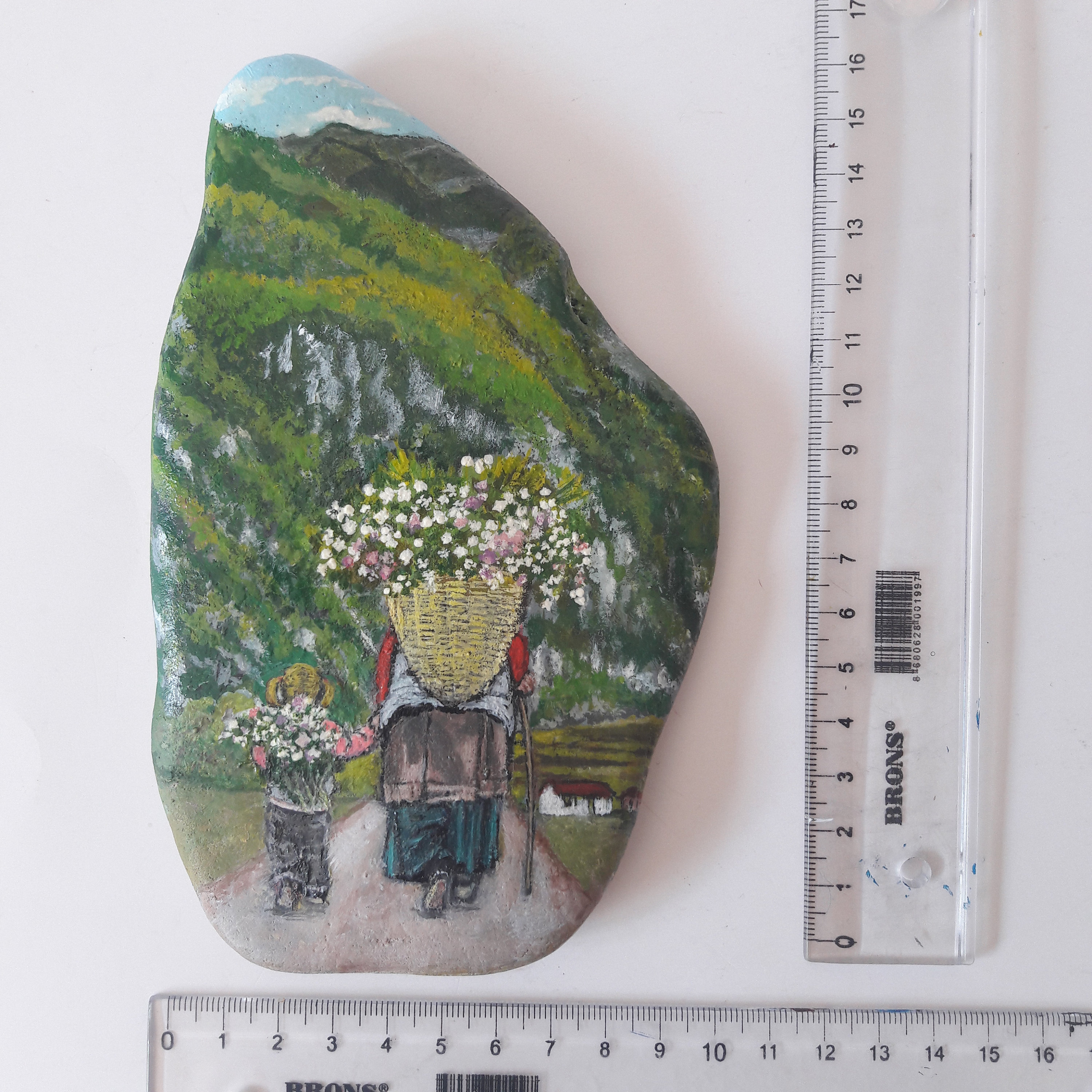 Acrylic Rock Art, Painted Rocks, Hand Painted Rock Painting, Hand ...