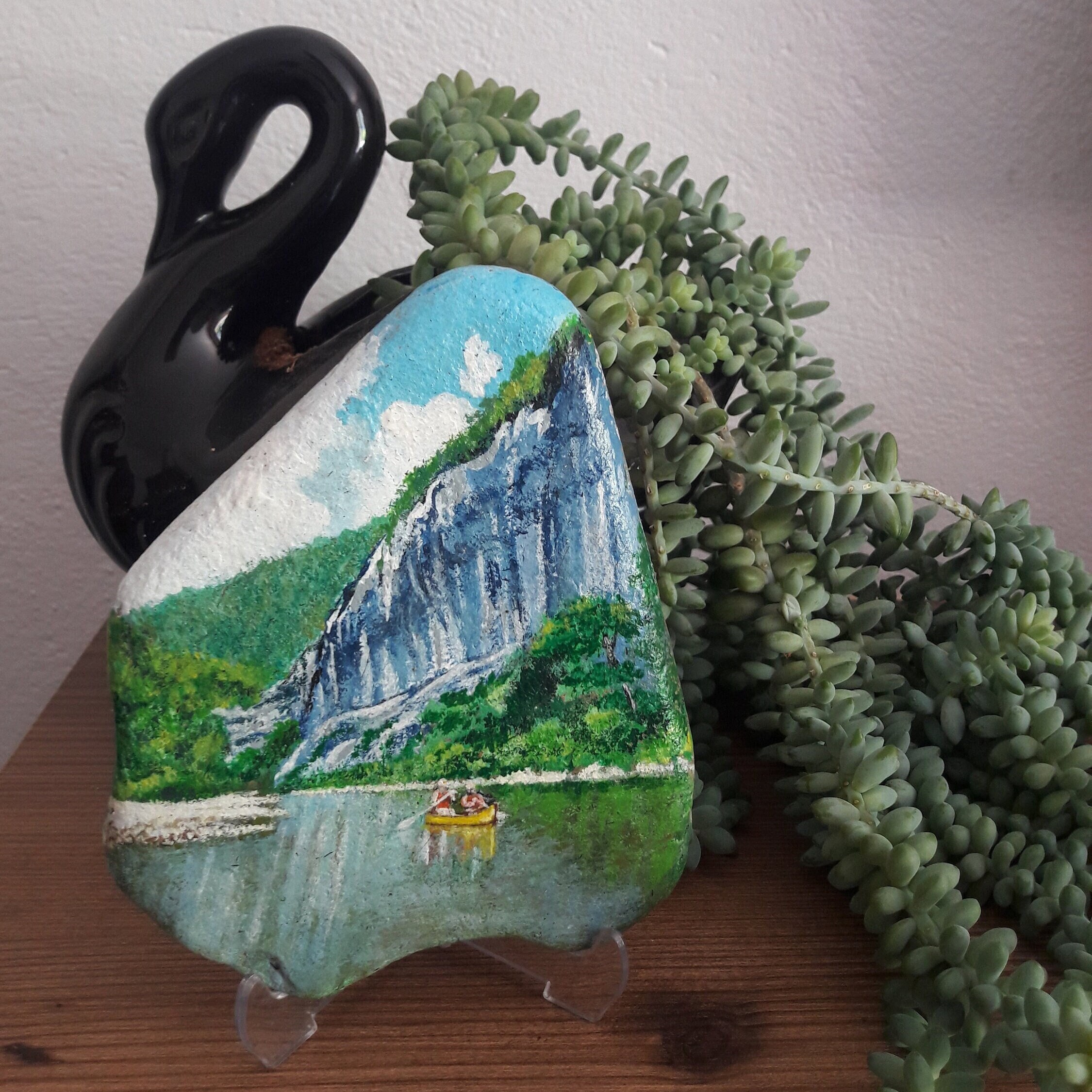 Stone Painting,rock Painting,handmade Stone Art,custom Stone Painting ...