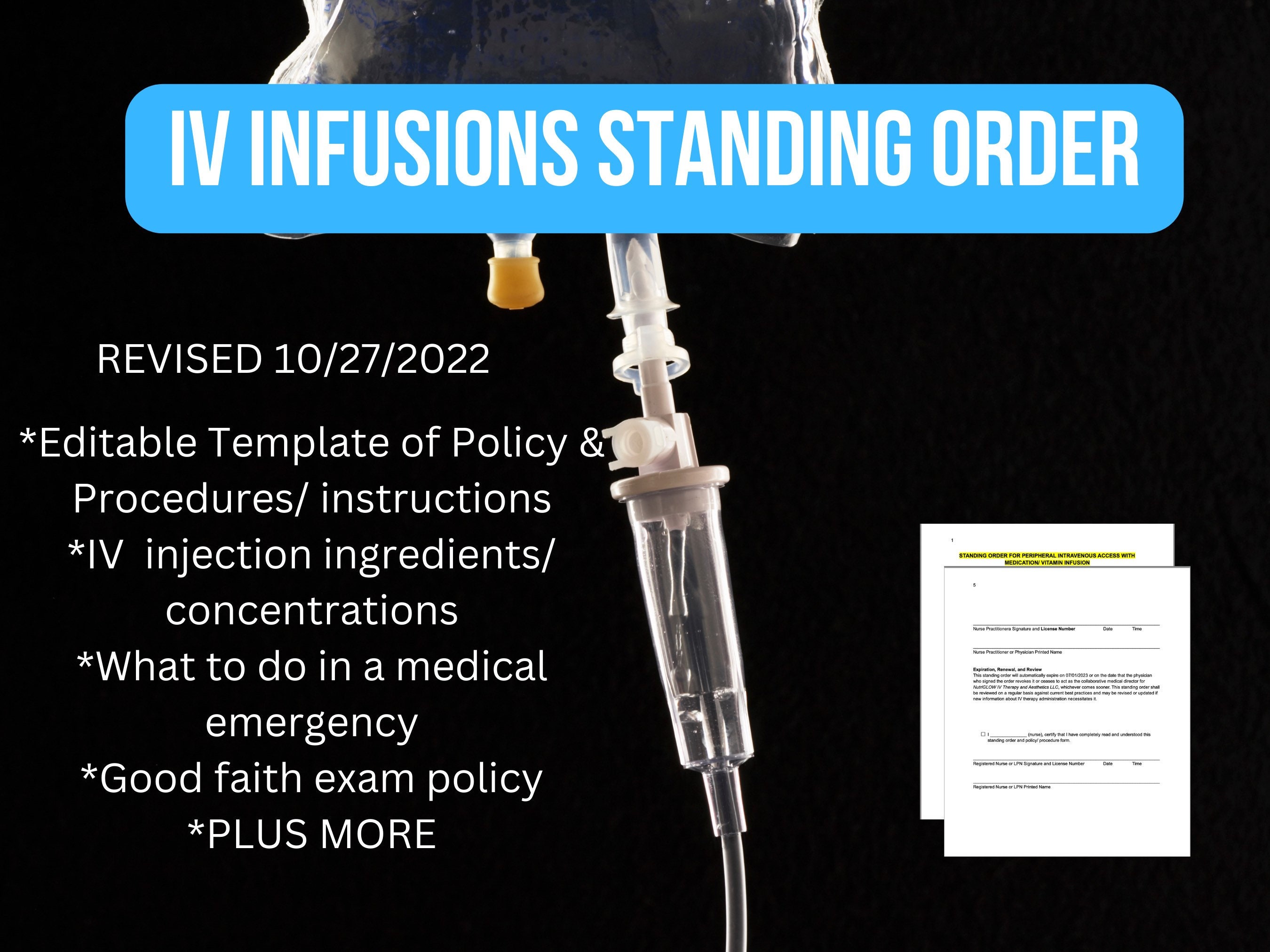 Intravenous Infusion Procedure
