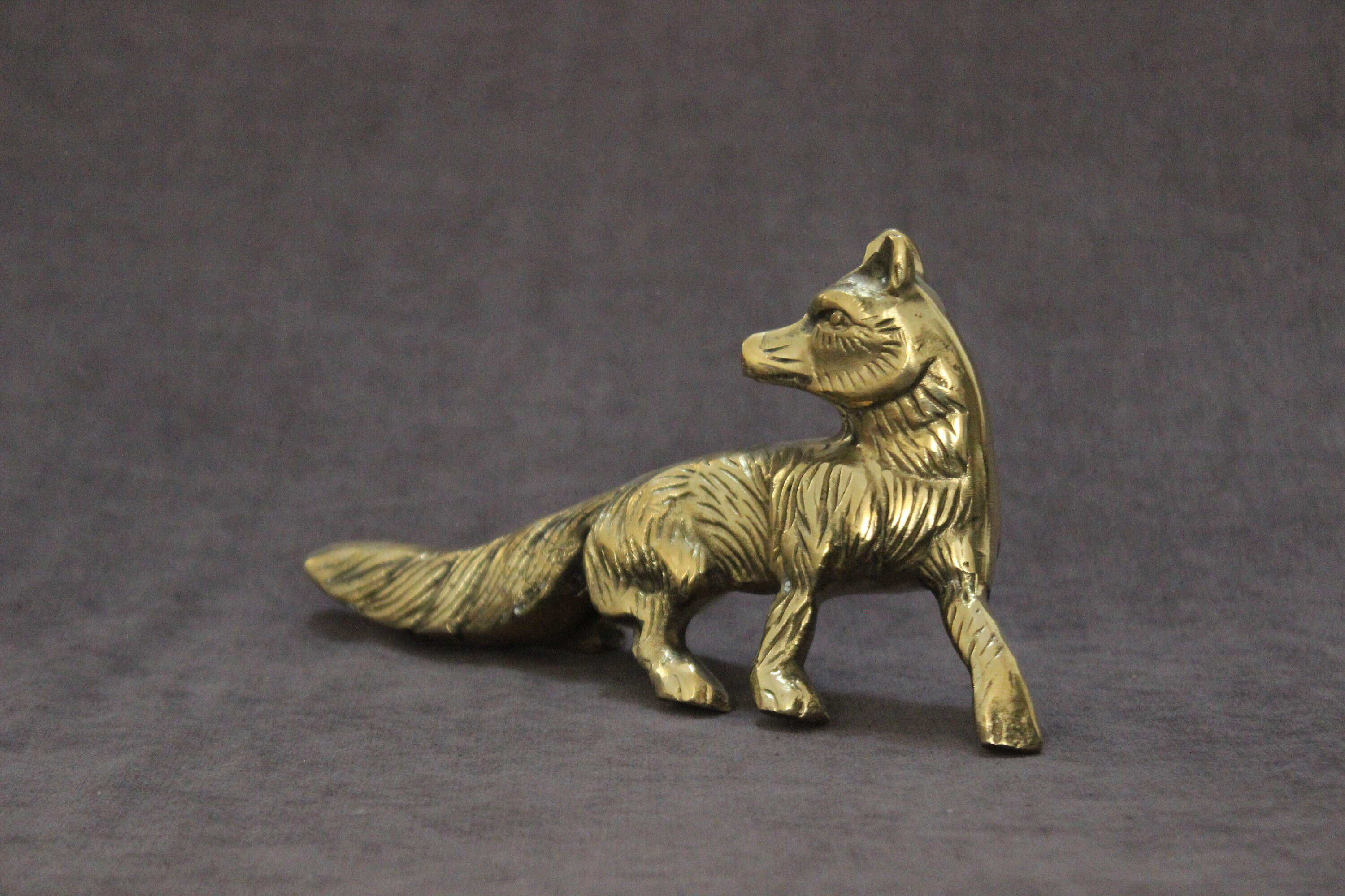 Fox Ornament, Fox Statue, Fox Sculpture, Fox Figurine, Home Decor ...