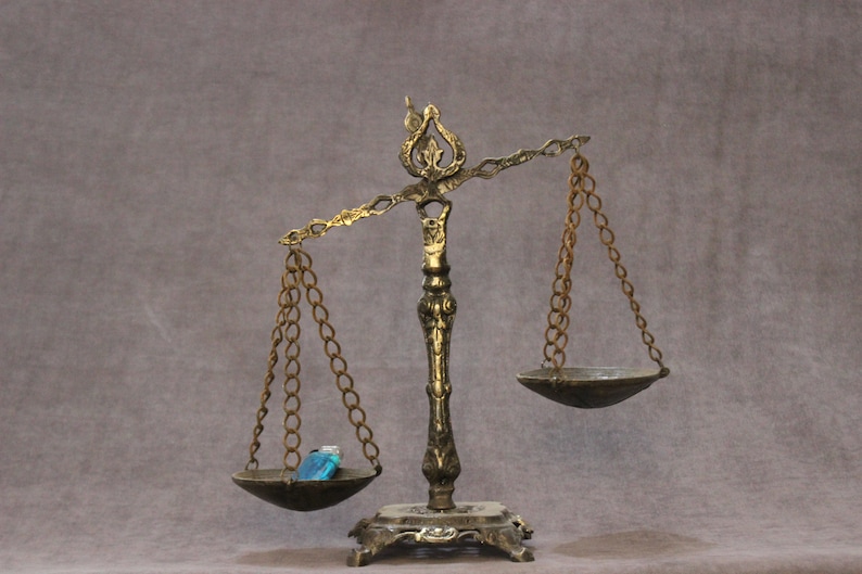 Big Scales of Justice, Justice Scales Statue, Office Decor, Lawyer Gift ...
