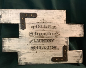 Vintage Shaving Sign - Etsy