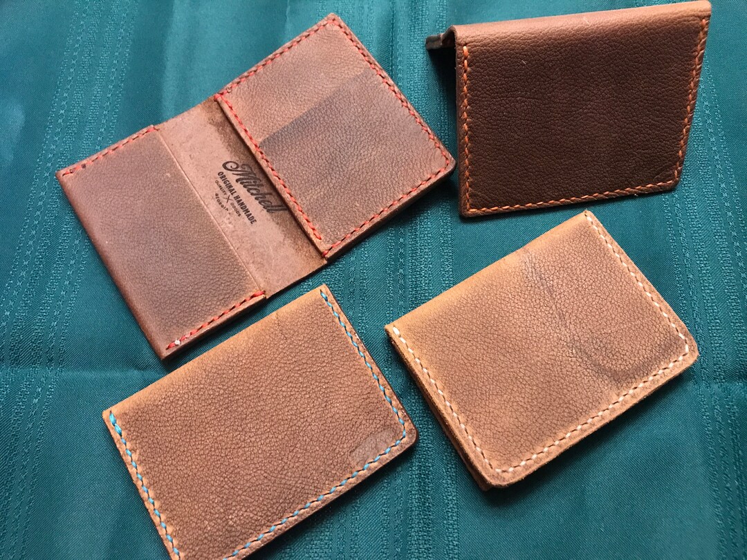 The Four Pocket Leather Card Wallet - Etsy