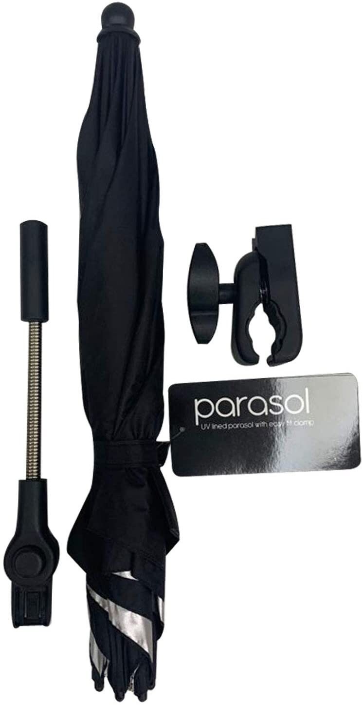 Universal UV Pram Parasol Sun Canopy for Pushchairs and Buggy, Clip on ...