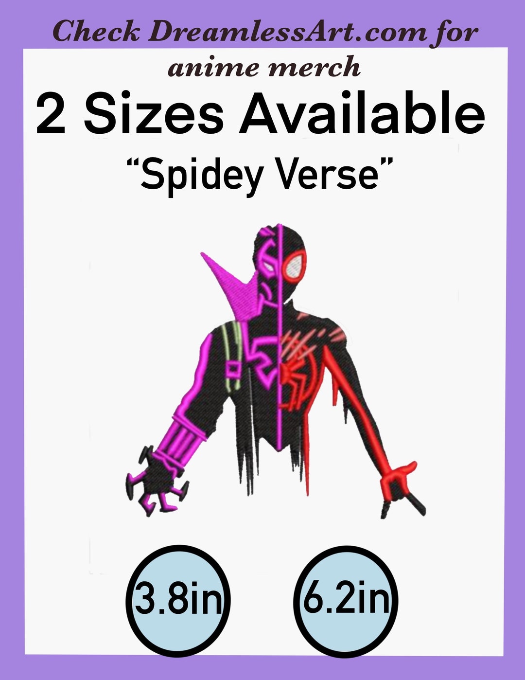 Spidey Split Embroidery Files - Etsy