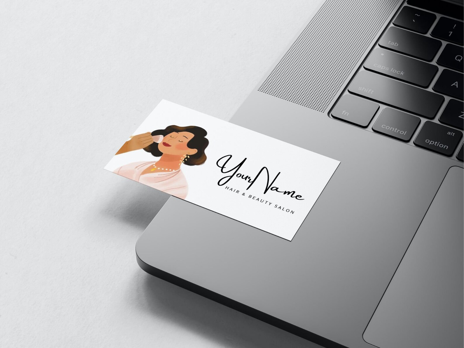 Beauty Salon Card Template Canva - DIY Business Card Template - Hair ...
