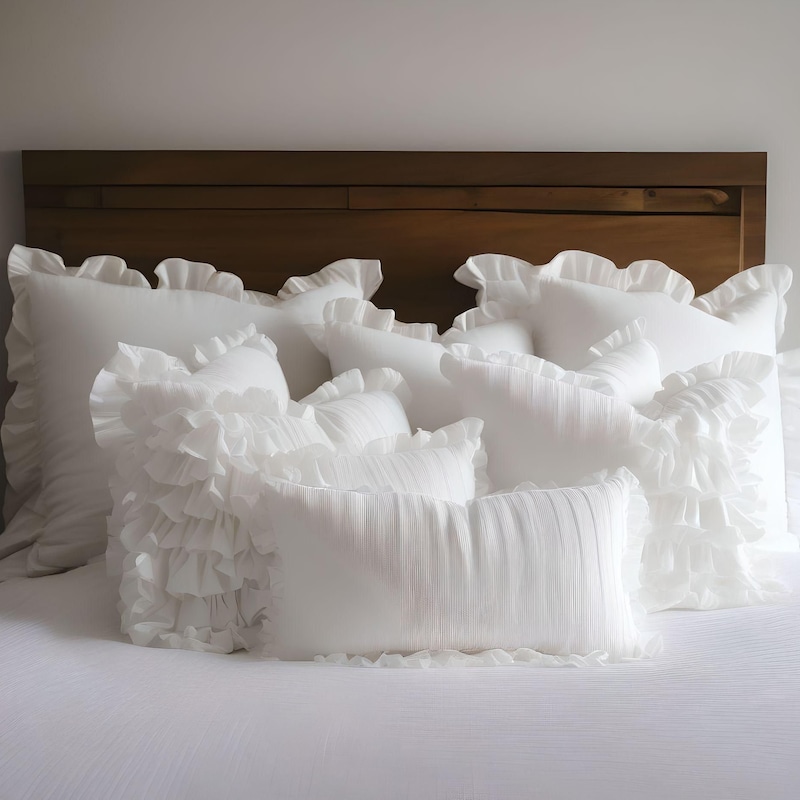 Ruffle Pillow Case - Etsy