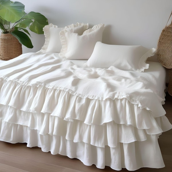 Ruffled Bedding - Etsy