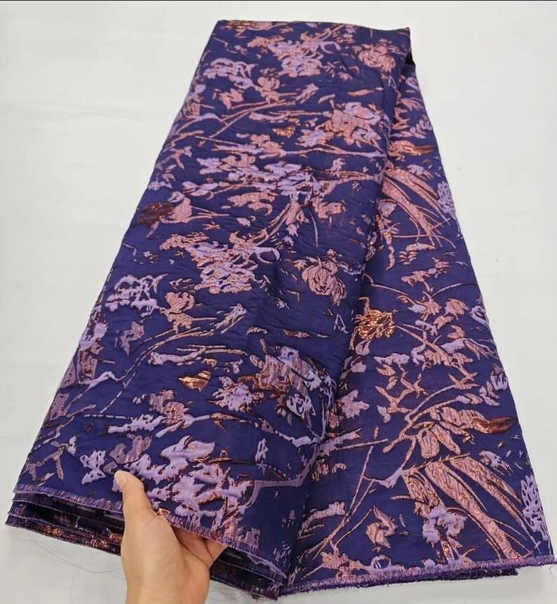 Made to Order Damask Maxi Fit and Flare Dress With Side Pockets ...