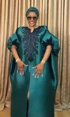 Made to Order Embroidered Maxi Bubu Made With Premium Mikado Fabric ...