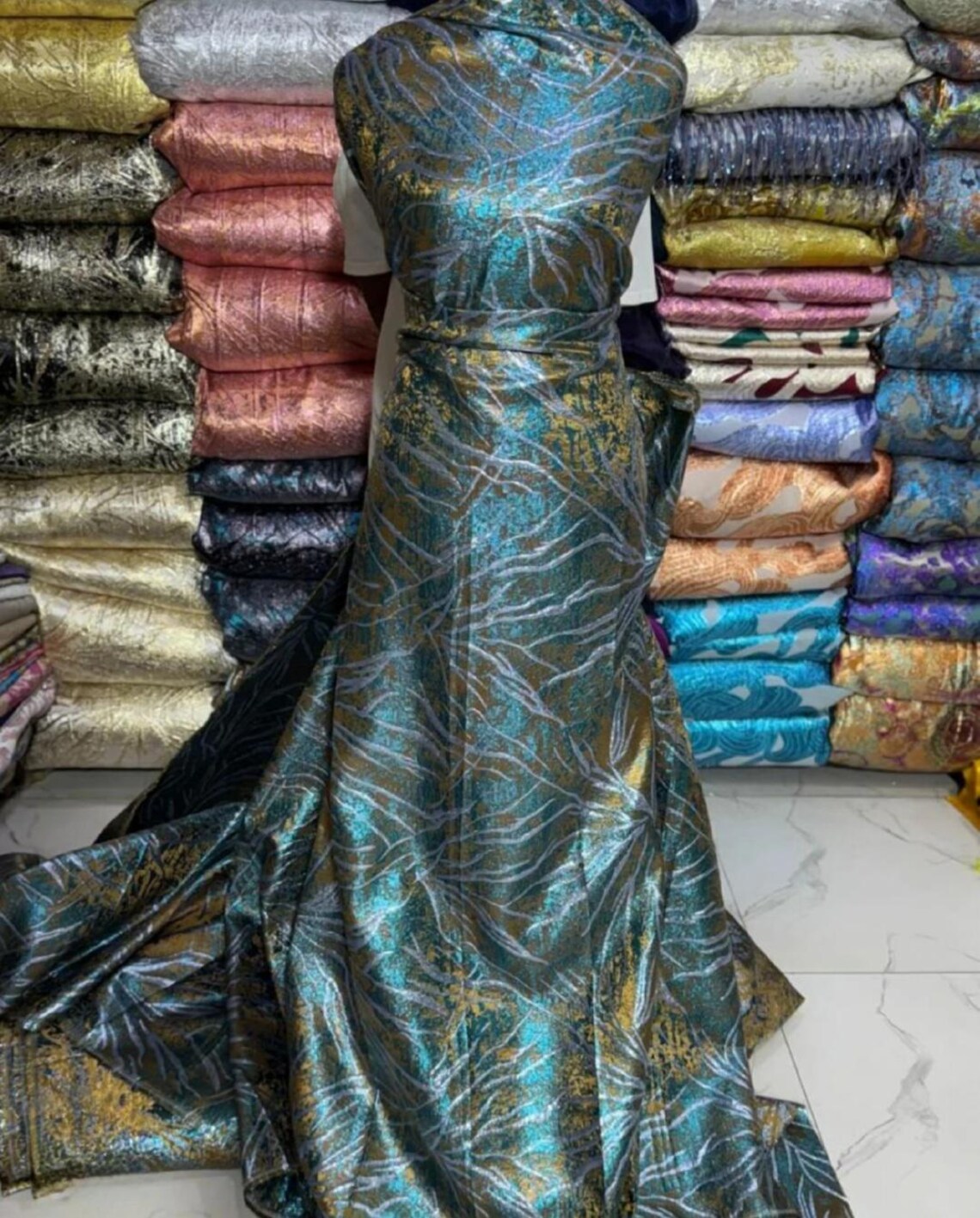 Made to Order Brocade-mikado 2-piece. Includes Free Mikado Braided ...