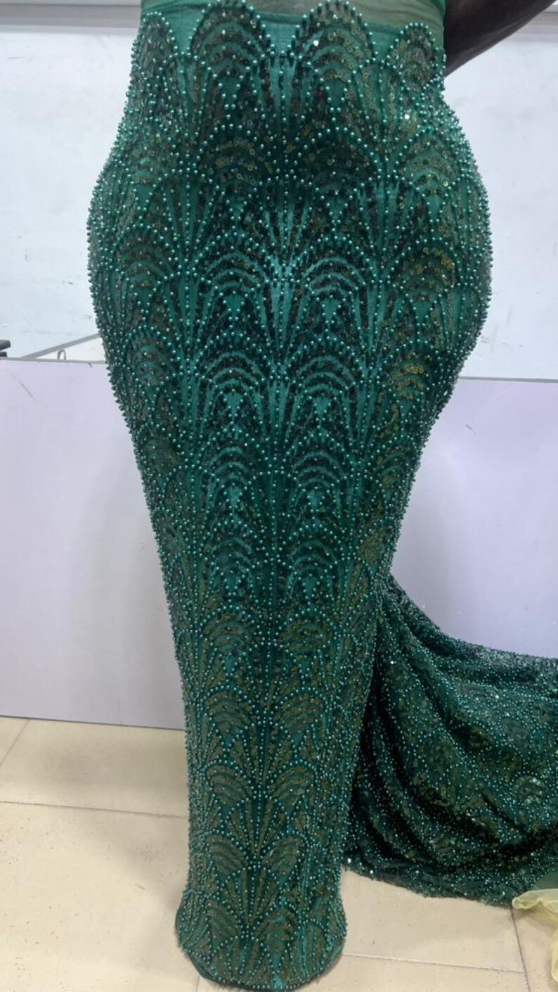 Mermaid Shaped Fully Embellished Prom Queen Bridal Dress. Available in ...