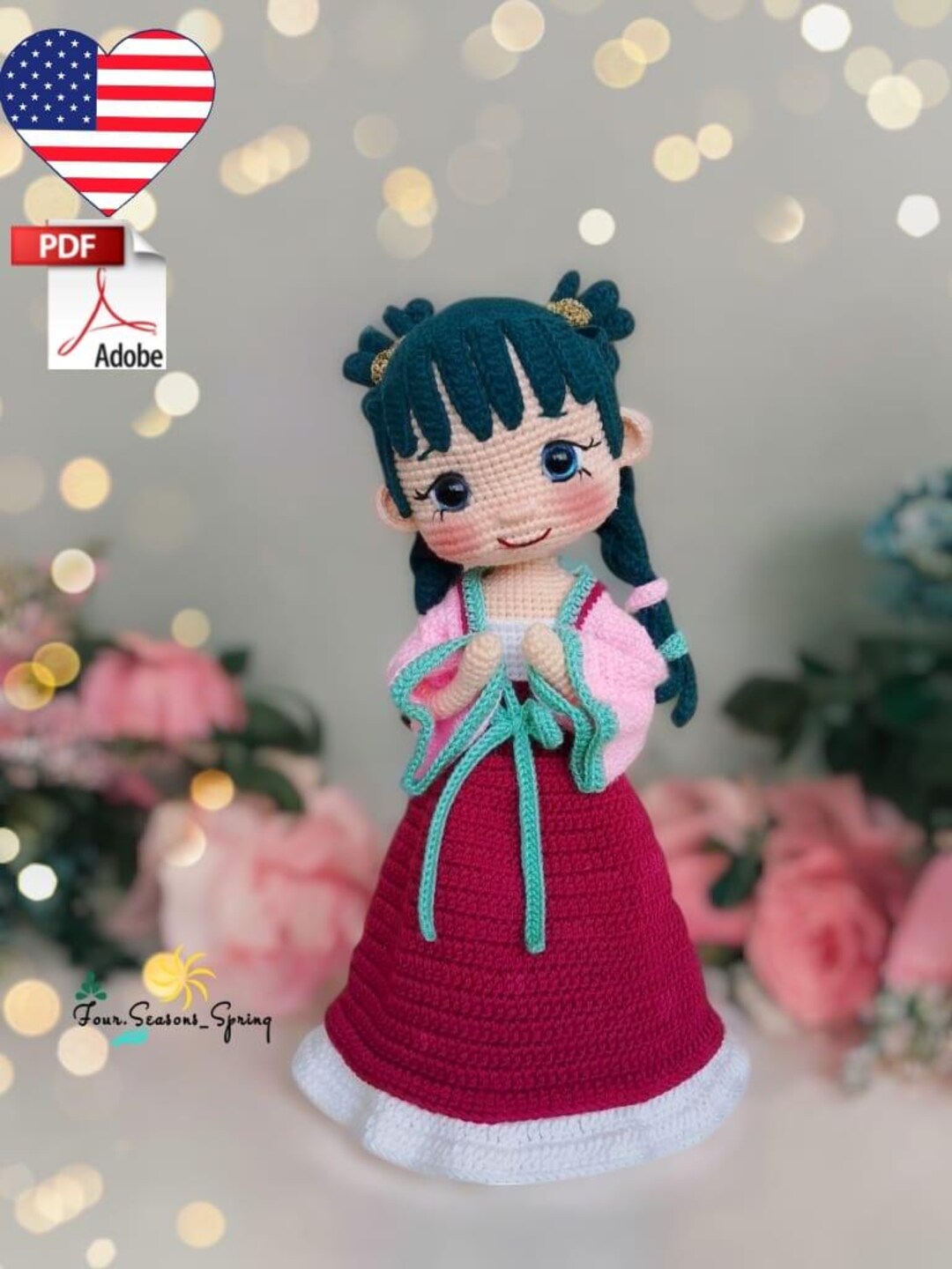 NAOMI Toy Doll Crochet Pattern in English Language - Etsy