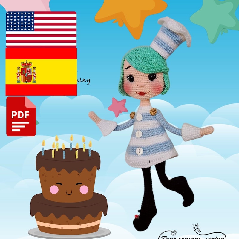 Knitted Chef Pattern - Etsy