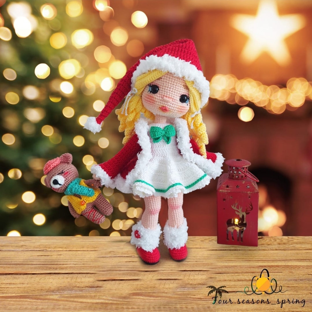 OZGE Christmas Toy Doll Crochet Pattern in English Language - Etsy