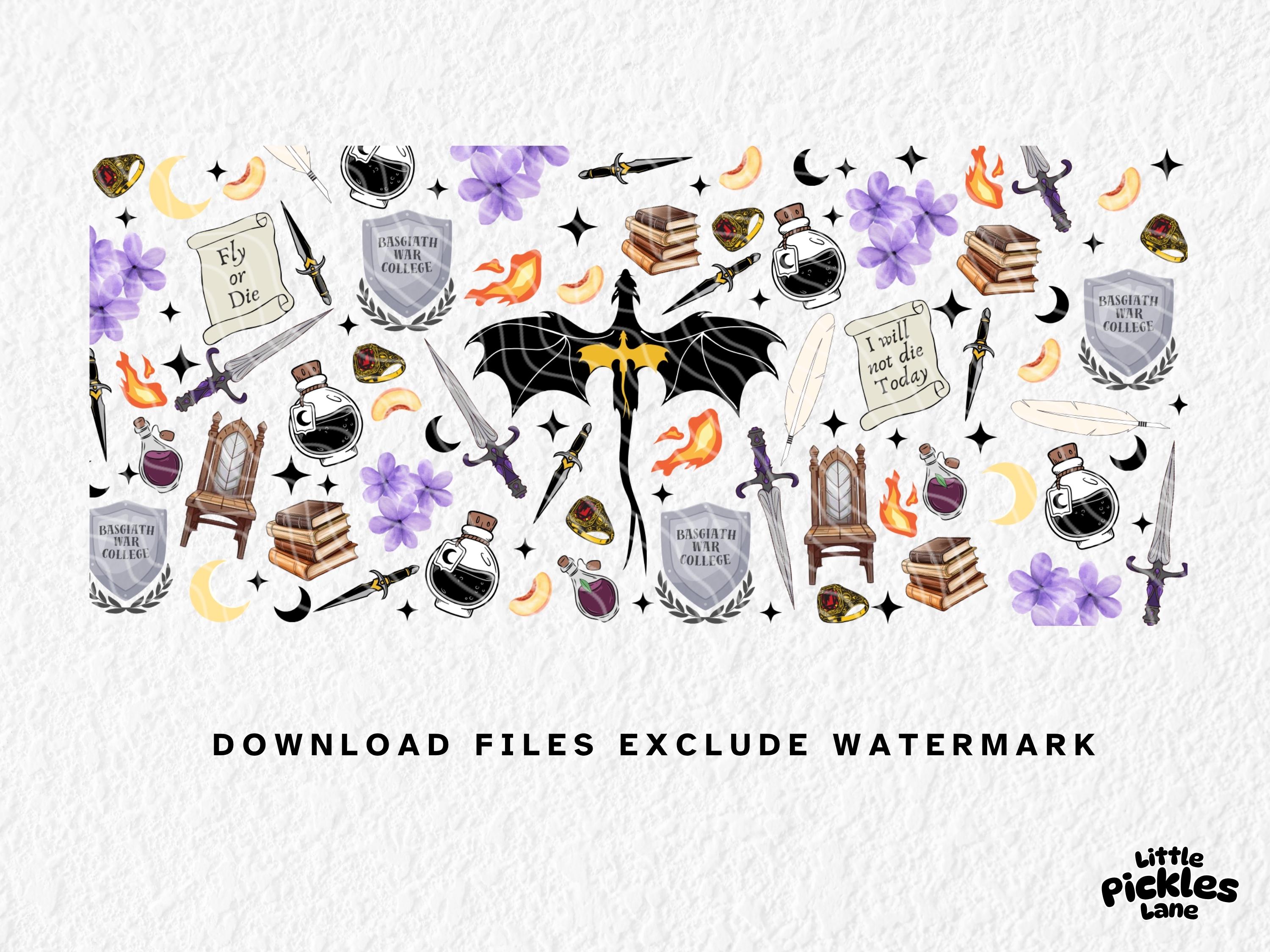 Fourth Wing Sublimation Mug Wraps PNG, Coffee Mugs Designs, Tea Cup ...