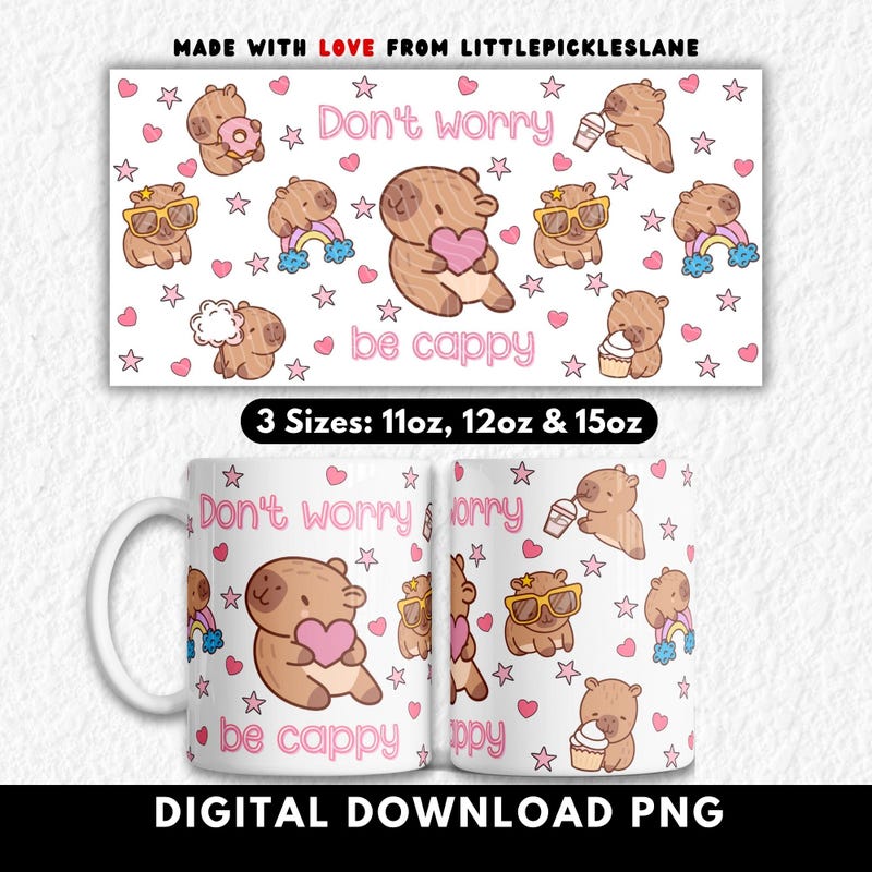 Capybara Funny Mug Cute - Etsy