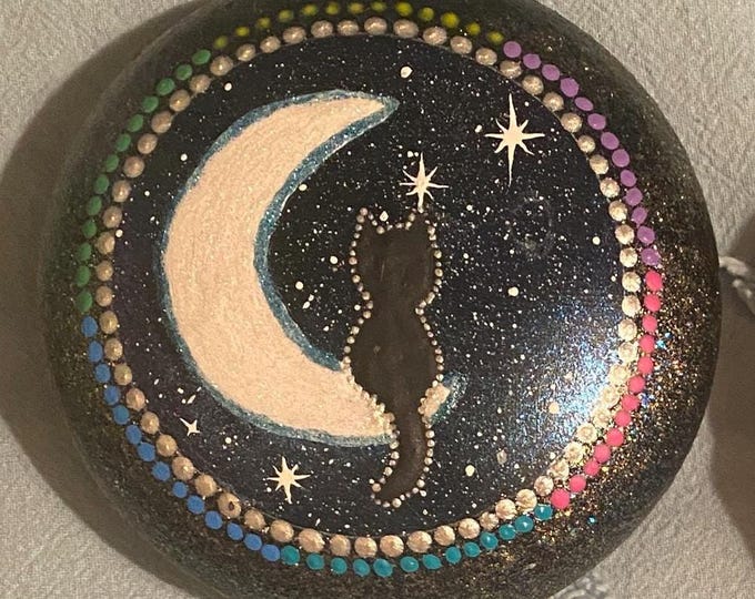 Hand Painted Round Mandala - Etsy