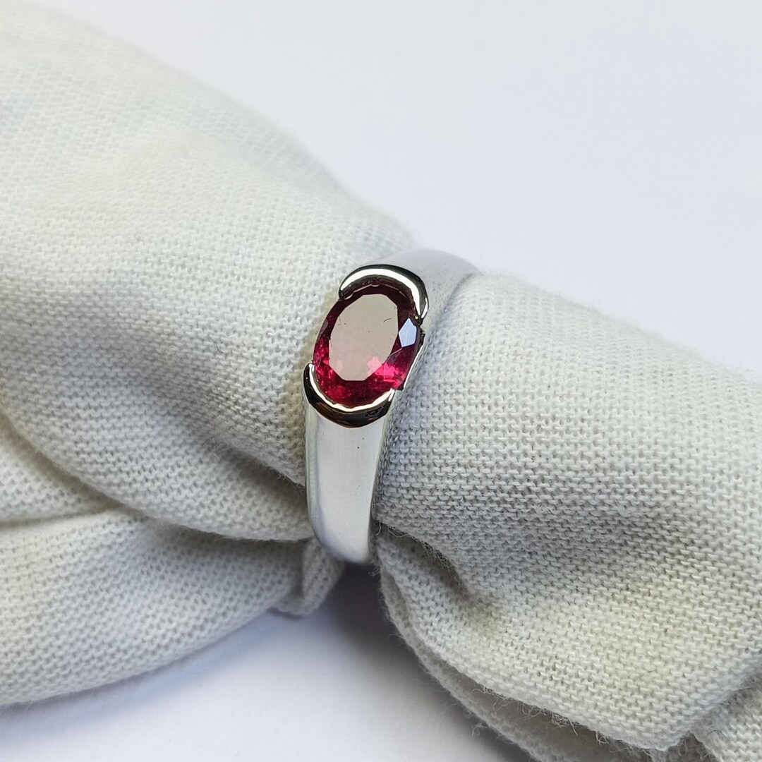 Natural Ruby Gemstone Silver Ri Ng 925 Sterling Silver Handmade Jewelry ...