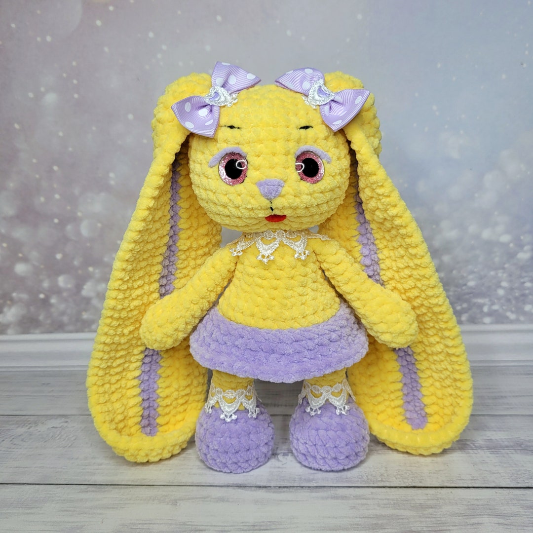 Crochet Pattern PDF ENGLISH "sweet Nancy Rabbit" Amigurumi Bunny Only ...