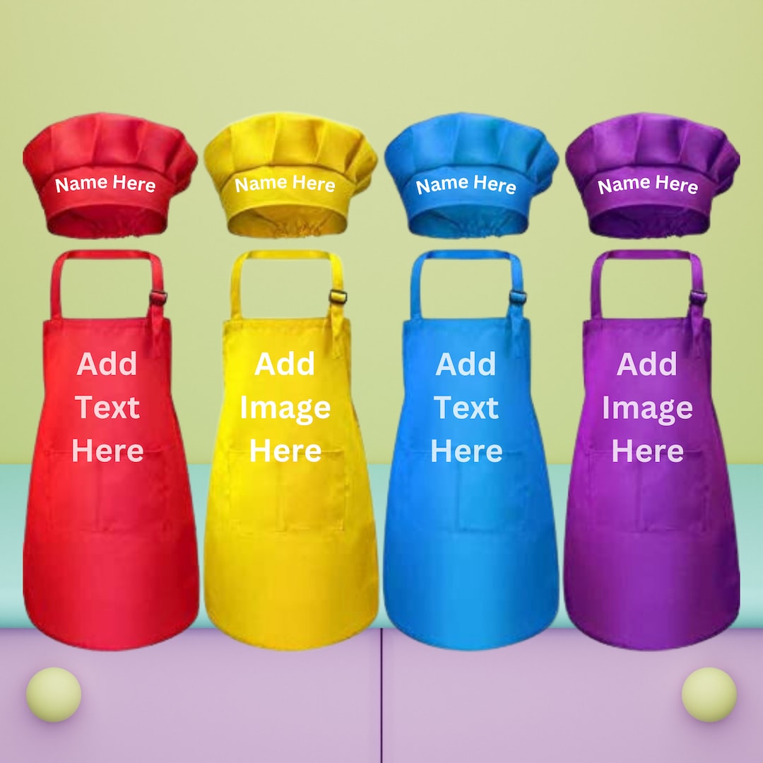 Kids Personalised Apron Kids Apron Painting Apron - Etsy Australia