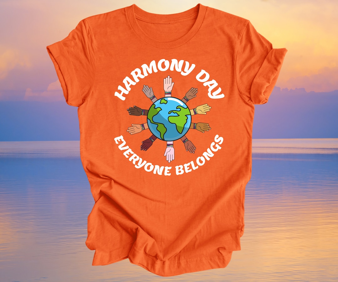 Harmony Day T-shirt | Harmony Day March Shirt | Unisex Orange Shirt ...