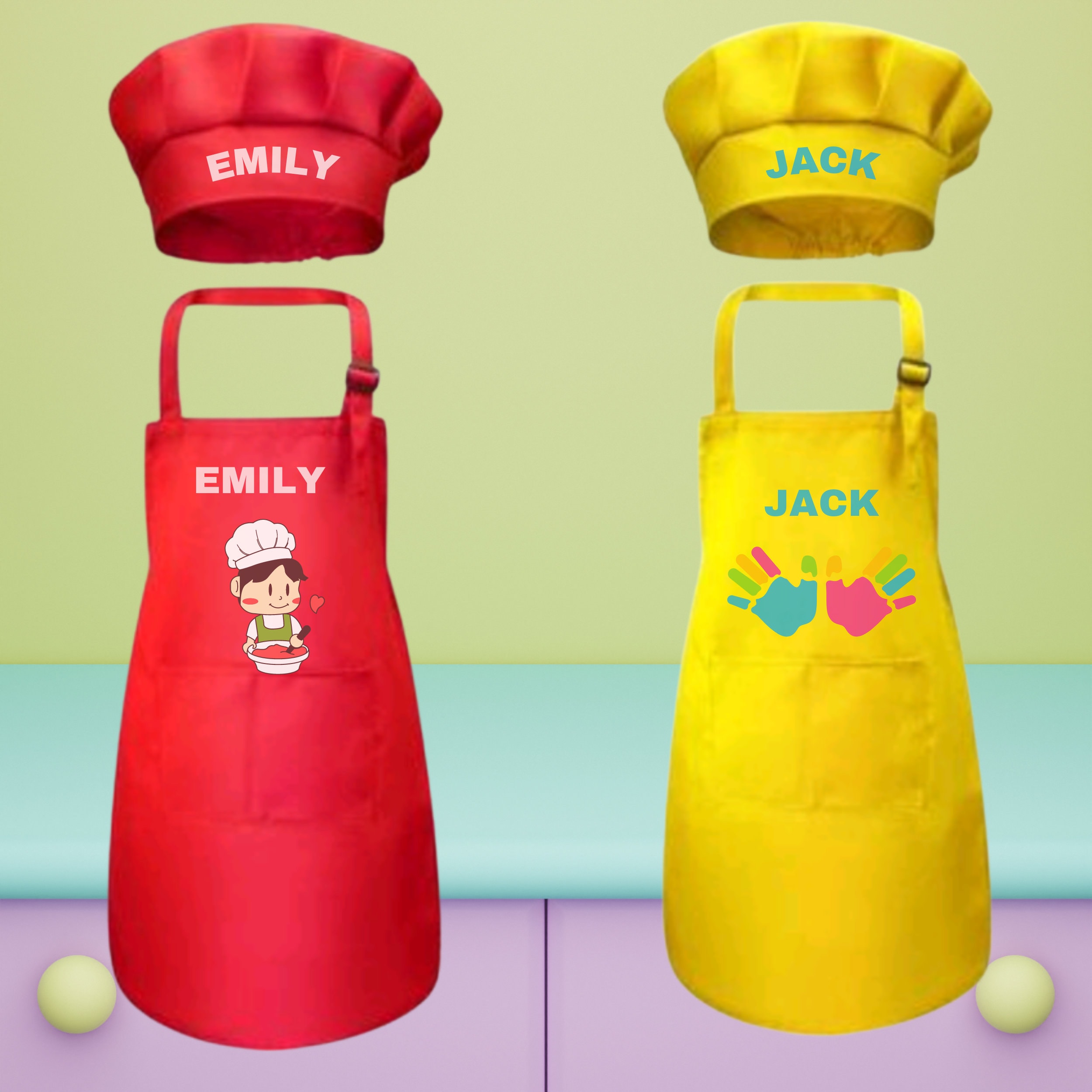 Kids Personalised Apron Kids Apron Painting Apron - Etsy Australia