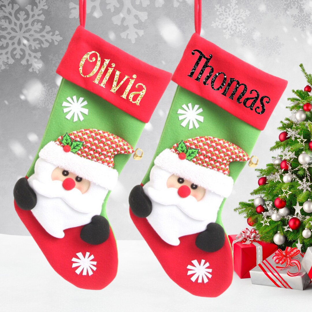 Personalised Handcrafted Deluxe 3D Christmas Stocking Plush - Etsy