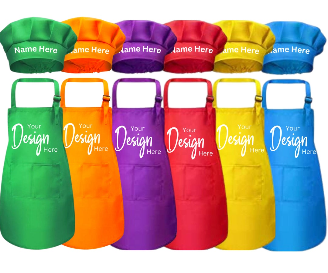 Kids Personalised Apron Kids Apron Painting Apron Cooking Apron Craft ...