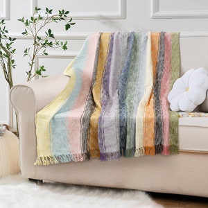 Handloom Texture Throw Eco-friendly and Sustainable Throws for ...