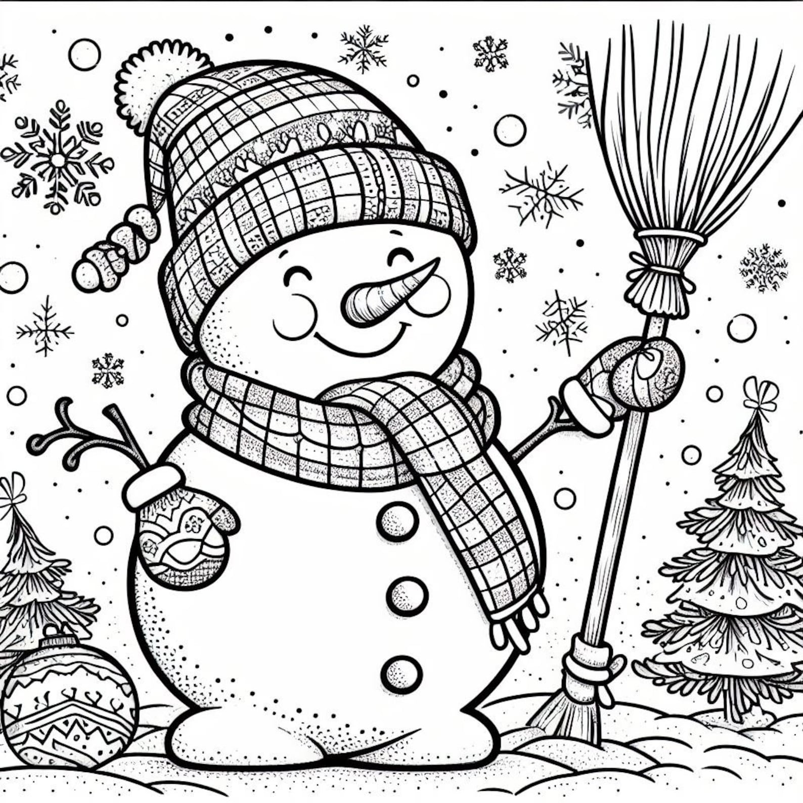 Printable Christmas Coloring Sheets for Kids (11 Pages) - Etsy