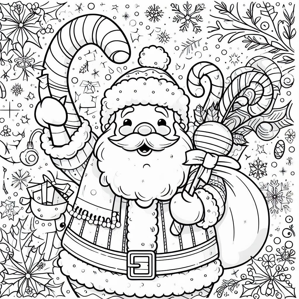 Printable Christmas Coloring Sheets for Kids (11 Pages) - Etsy