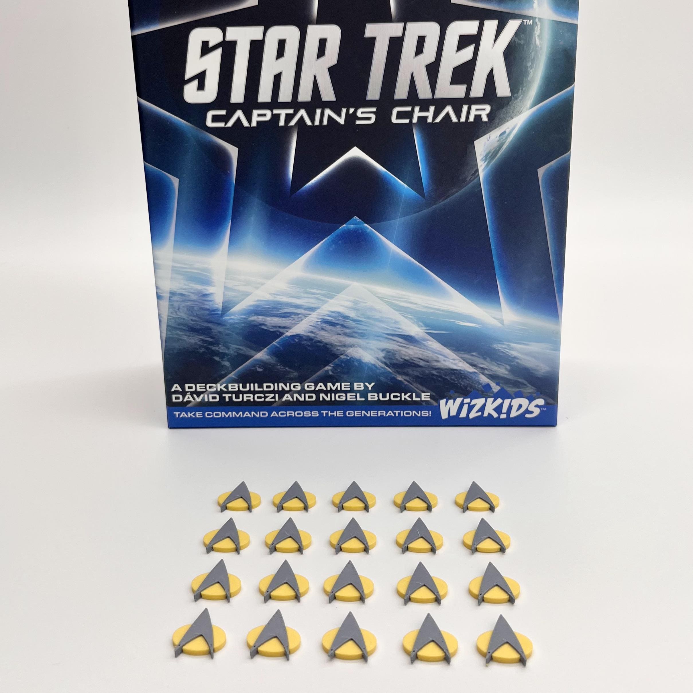 Exhaust Tokens for Use With Star Trek Captains Chair - Dual Sided Multi ...